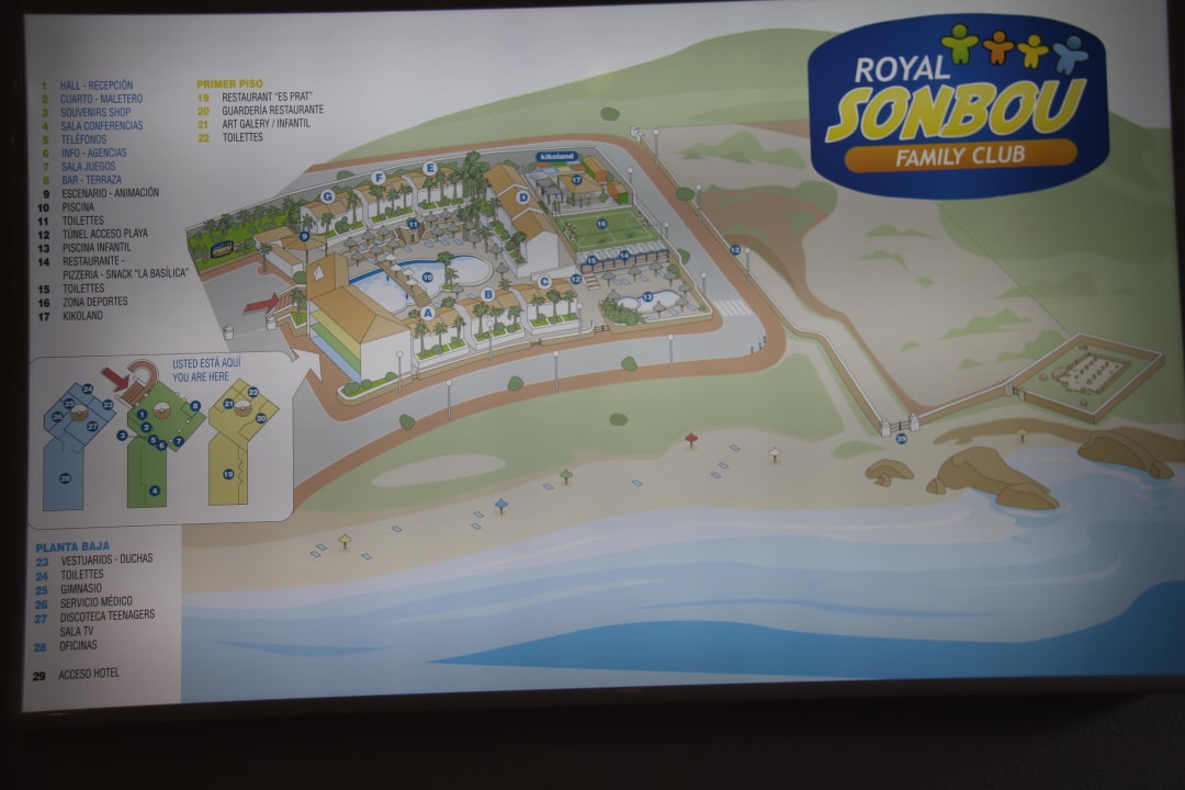 "Lageplan" Royal Son Bou Family Club (Son Bou) • HolidayCheck (Menorca ...