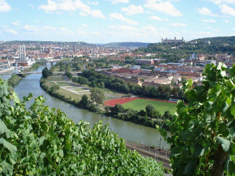 "Blick vom Hotel über den ..." Schlosshotel Steinburg (Würzburg ...