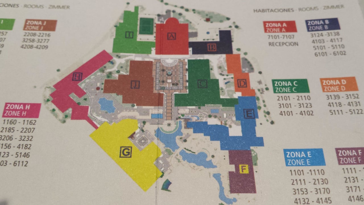 "Plan vom Hotel, wir wohnt..." Lopesan Villa del Conde Resort ...