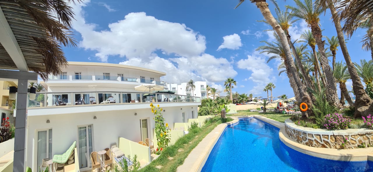 "Ausblick" Palm Beach Hotel (Stalis) • HolidayCheck (Kreta | Griechenland)