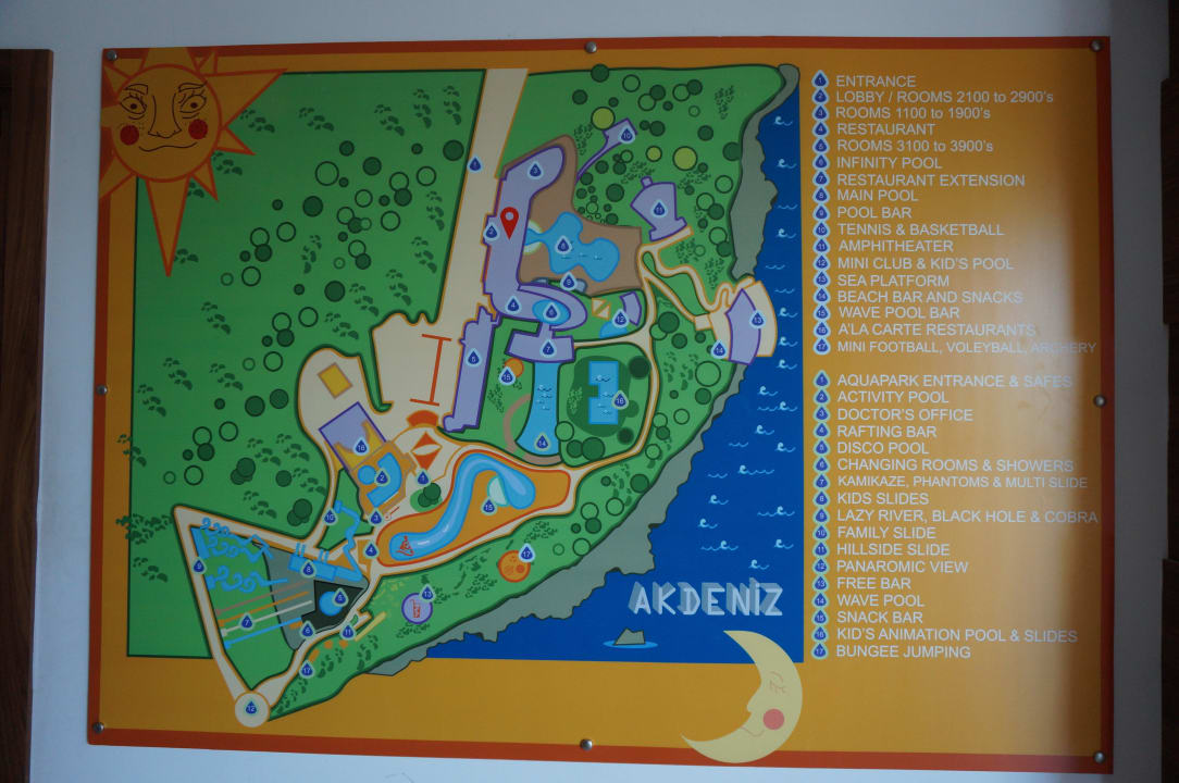 "Mapka hotelu i terenu" A Good Life Utopia Family Resort (Okurcalar ...