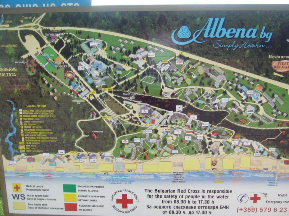 "Karte von Albena" Calimera Ralitsa Superior (Albena) • HolidayCheck ...