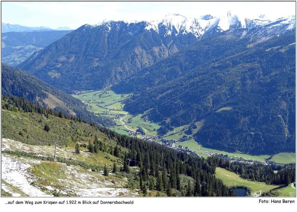 "Aussicht vom Krispen auf ..." JUFA Hotel Donnersbachwald ...