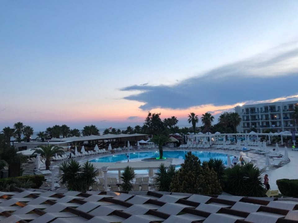 "Blick von der Terasse der..." Kaya Side (Side - Titreyengöl ...