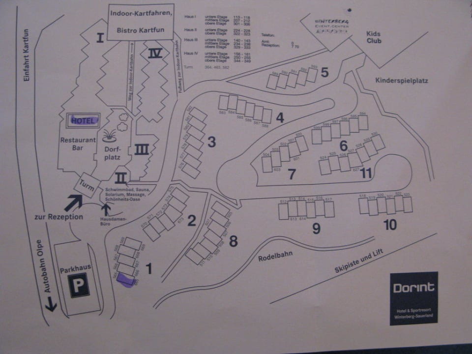 "Lageplan" Dorint Resort Winterberg (Winterberg) • HolidayCheck ...