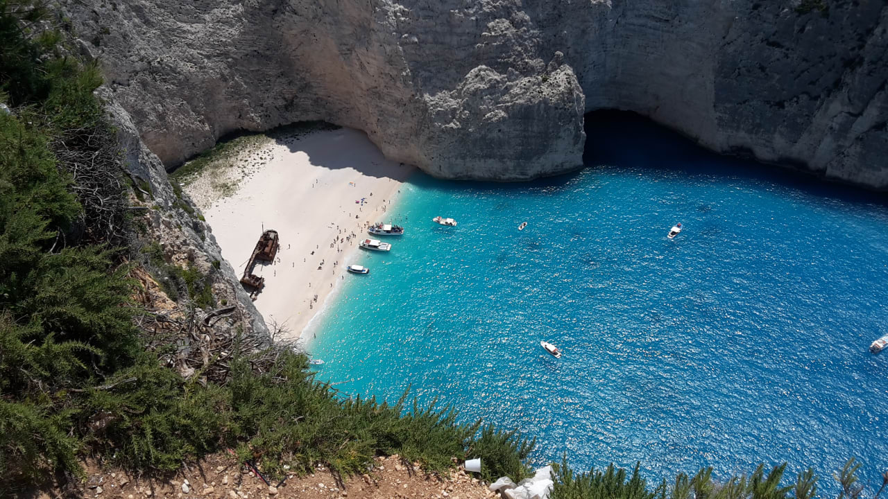 "Ausflug zur Schiffswrackb..." Porto Koukla Beach (Agios Sostis ...