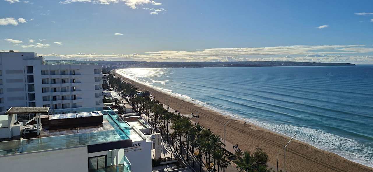 "Ausblick" allsun Hotel Pil-lari Playa (Platja de Palma / Playa de ...