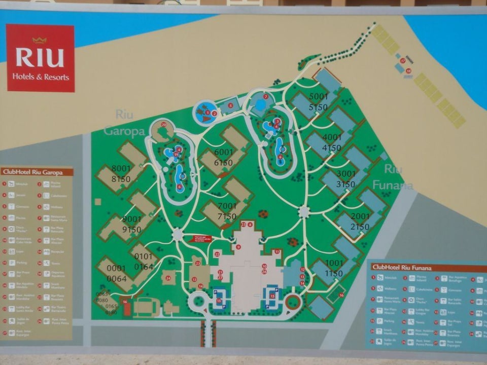 "Lageplan" Hotel Riu Funana (Santa Maria) • HolidayCheck (Sal ...