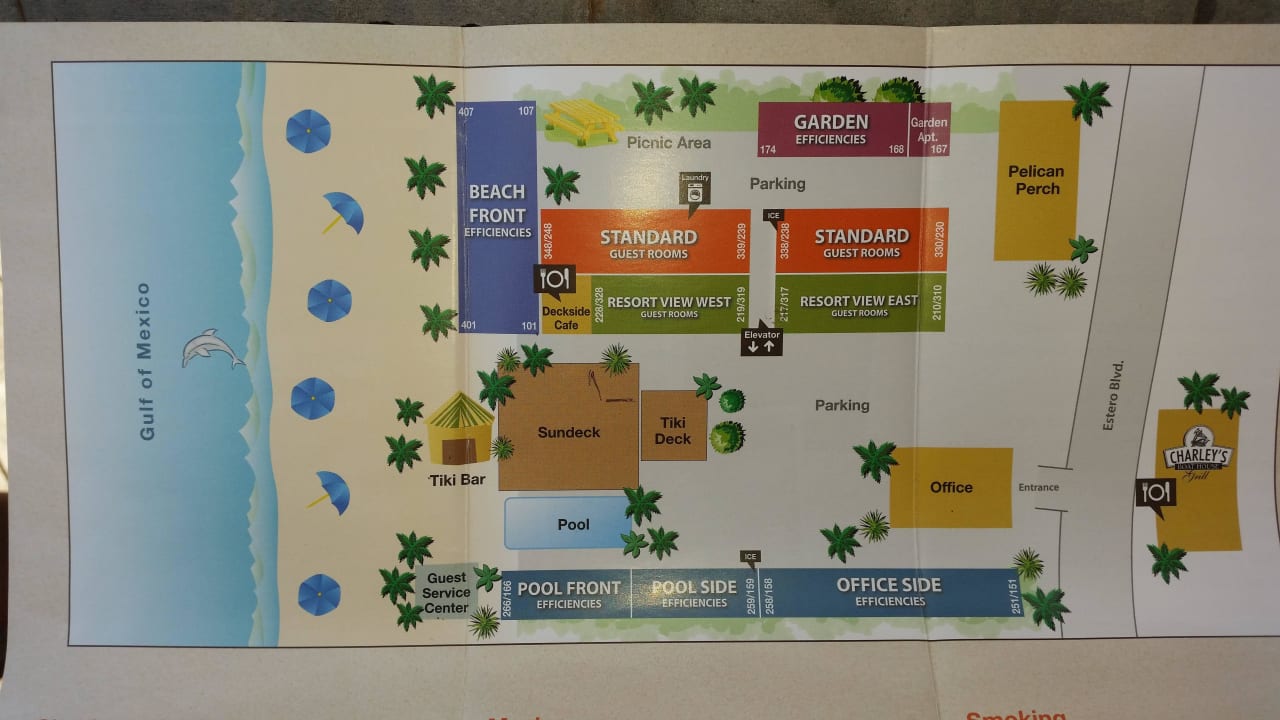 "Lageplan " Hotel Outrigger Beach Resort (Fort Myers Beach ...