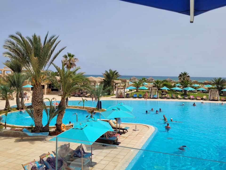 "Blick von der Terrasse " TUI BLUE Palm Beach Palace Djerba (Midoun ...