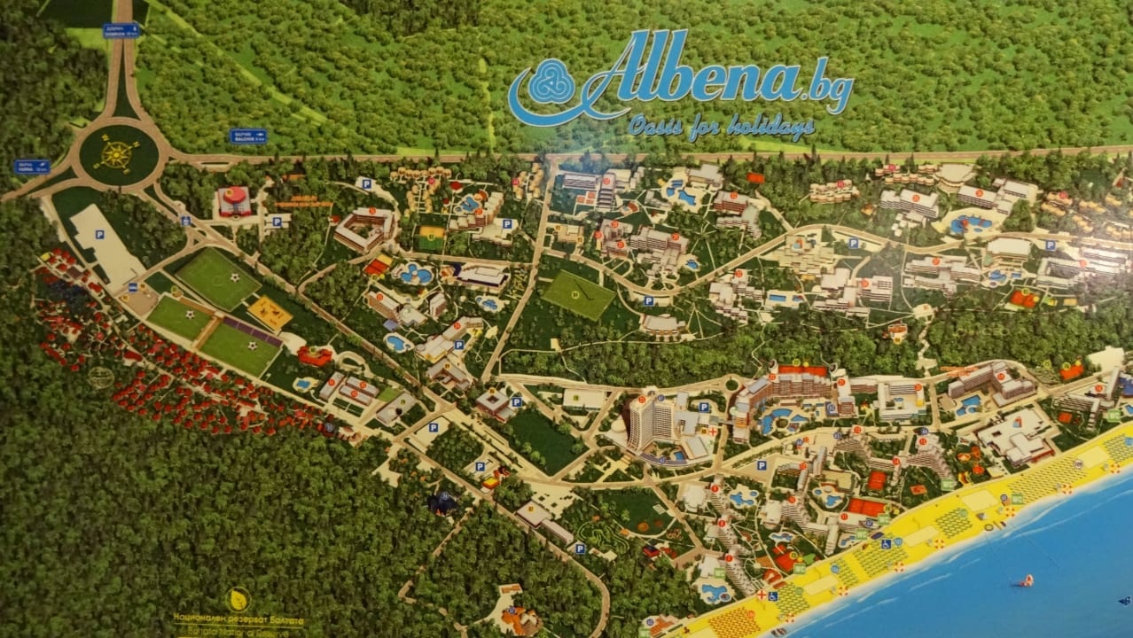 "Albena Lageplan" Calimera Ralitsa Superior (Albena) • HolidayCheck ...