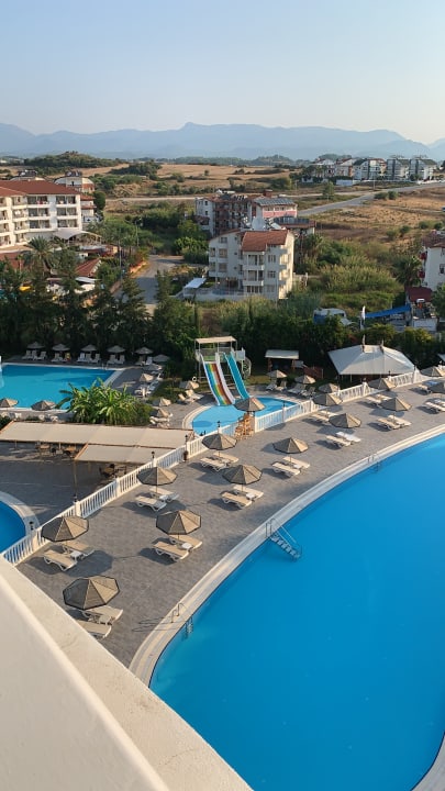 "Relaxpool oben auf Empore..." Hotel Defne Defnem (Side) • HolidayCheck ...