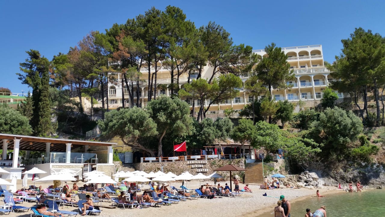 "Sand-Kiesstrand Hotel Akr..." Hotel Akrotiri Beach (Paleokastritsa ...