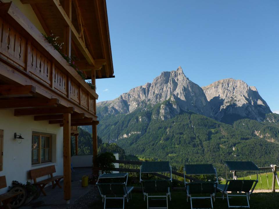"The beautiful view from t..." Bauernhof Ronsol Hof (Castelrotto ...