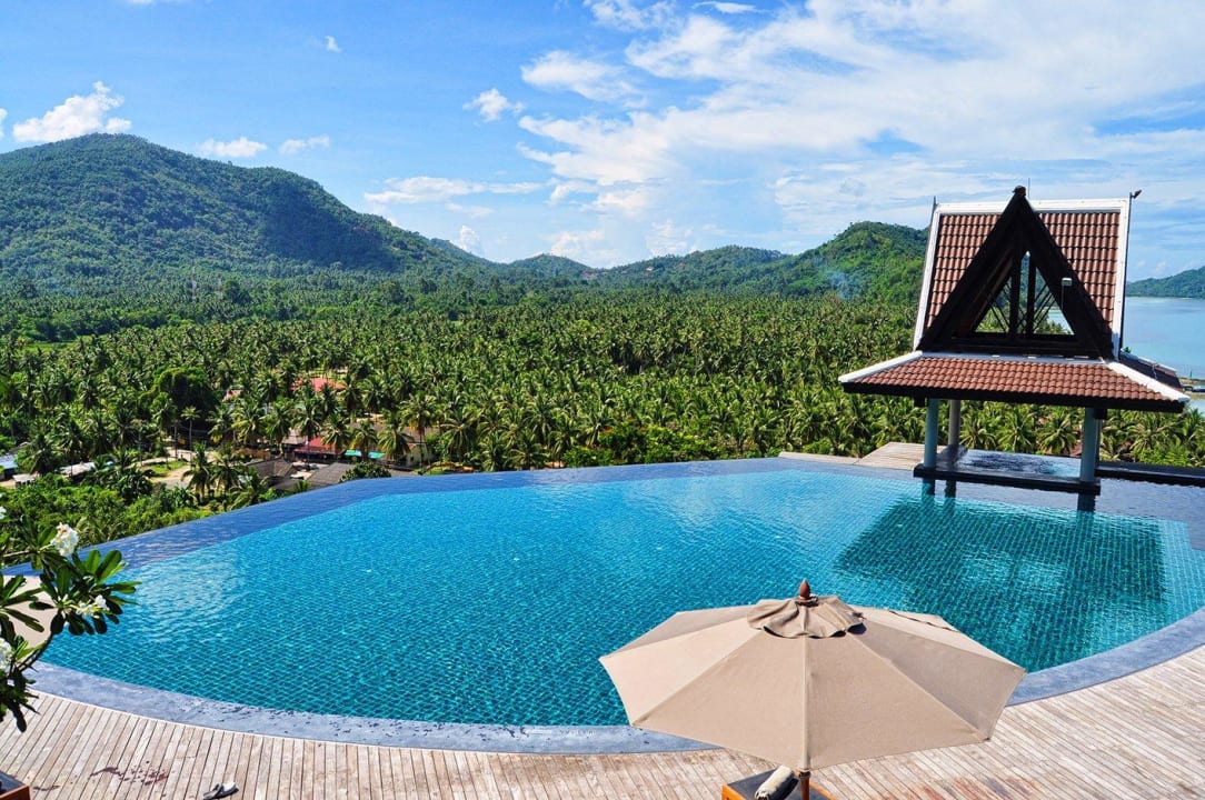 "Infinity-Pool von oben" InterContinental Koh Samui Resort (Baan Taling ...