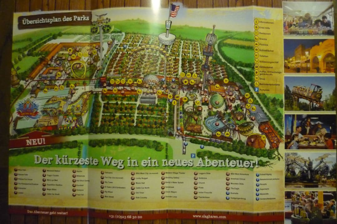 "Parkplan" Freizeit- & Ferienpark Slagharen (Hardenberg) • HolidayCheck ...