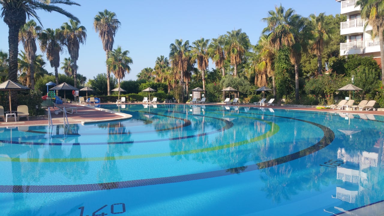 "Pool mit größerem Abstand..." Hotel Defne Garden (Side - Kumköy ...