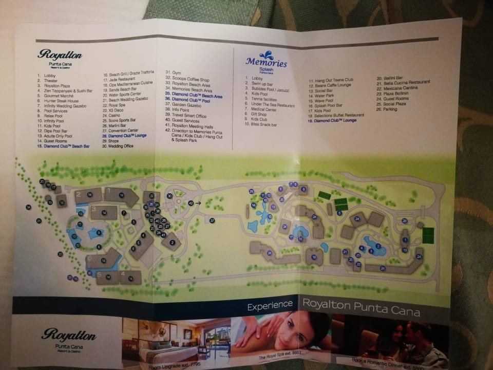 "Mapa" Royalton Punta Cana Resort & Casino (Bavaro) • HolidayCheck ...