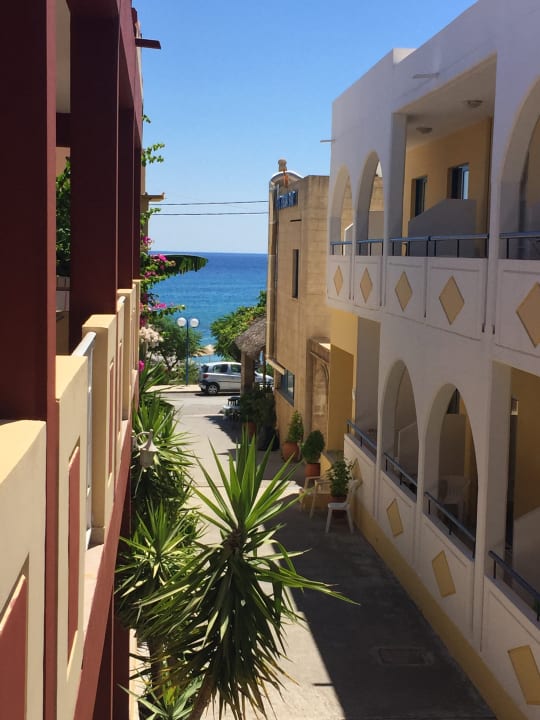 "Blick vom Balkon" Hotel Stegna Mare (Stegna) • HolidayCheck (Rhodos ...