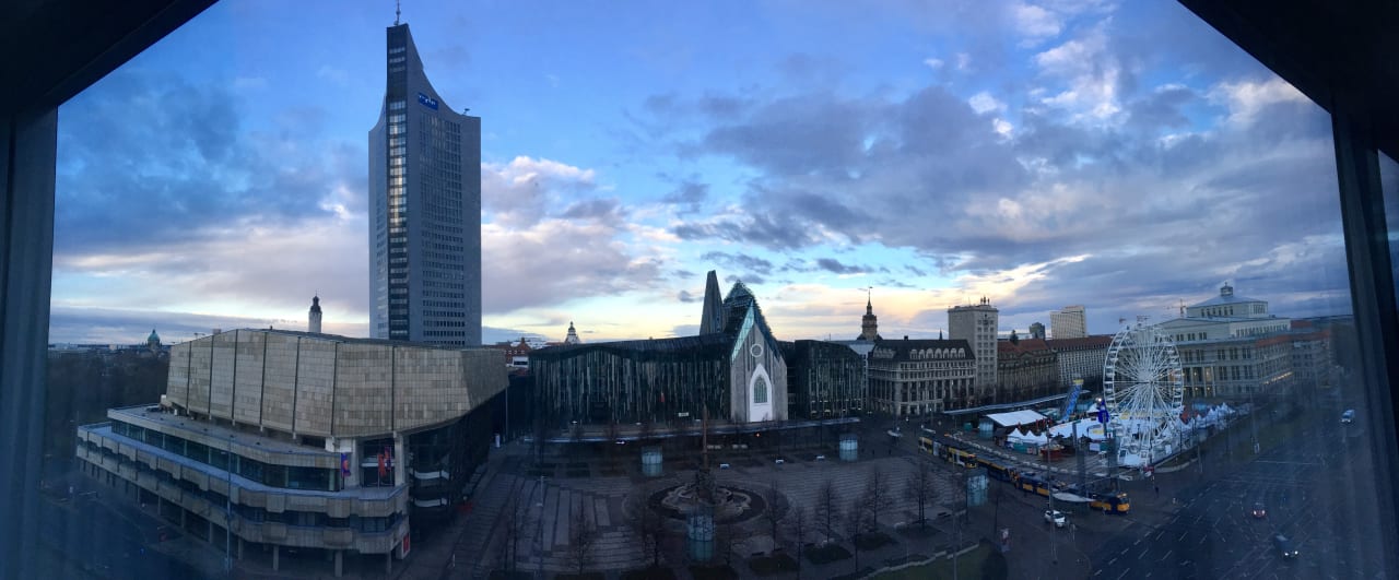 "Ausblick" Radisson Blu Hotel Leipzig (Leipzig) • HolidayCheck (Sachsen ...