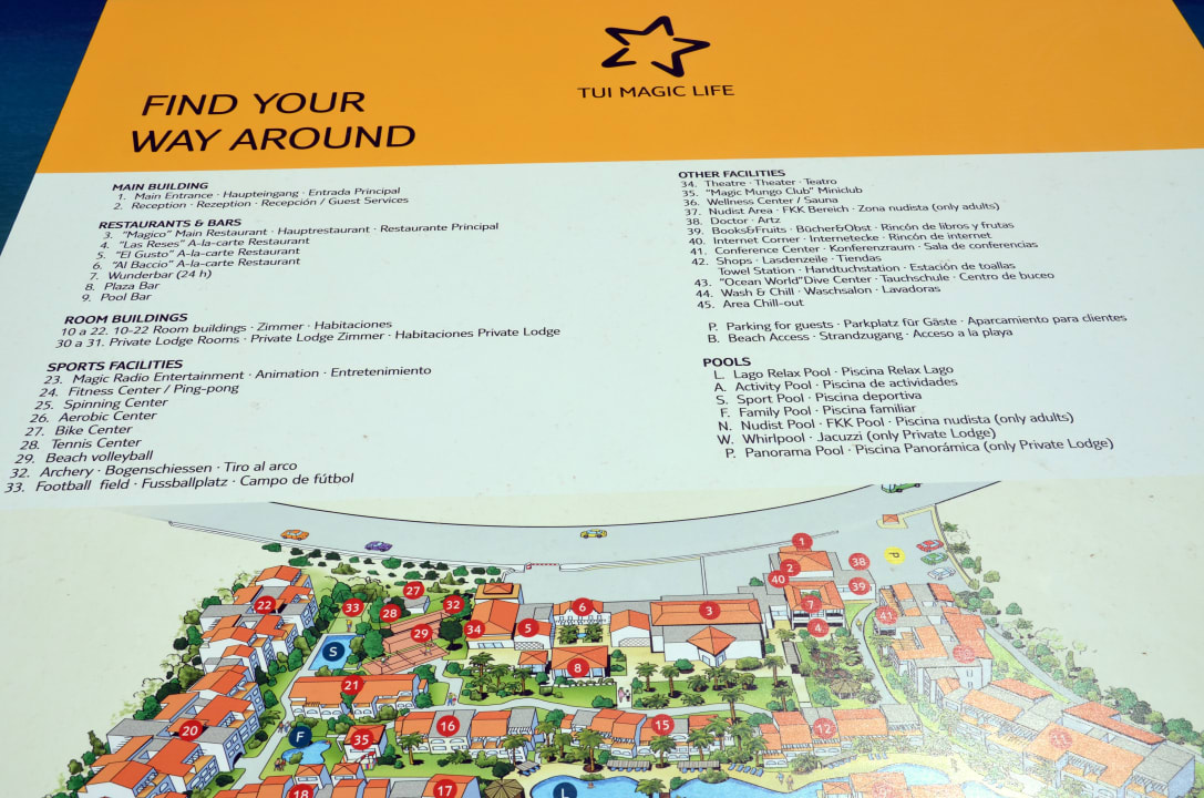"Der Lageplan der Hotelanl..." TUI MAGIC LIFE Fuerteventura (Esquinzo ...