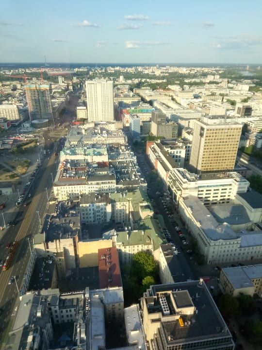 "Blick von der Panorama Sk..." Warsaw Marriott Hotel (Warszawa ...