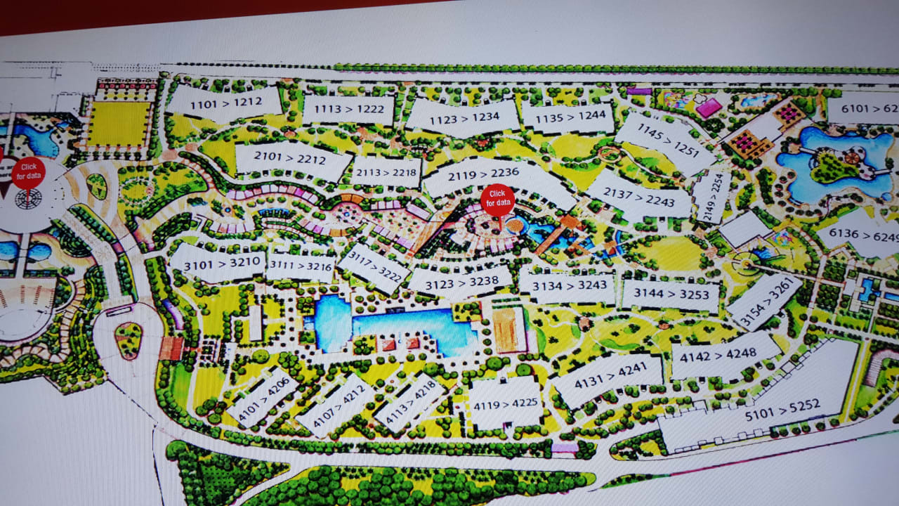 "übersichtsplan " Reef Oasis Blue Bay Resort (Sharm el Sheikh ...