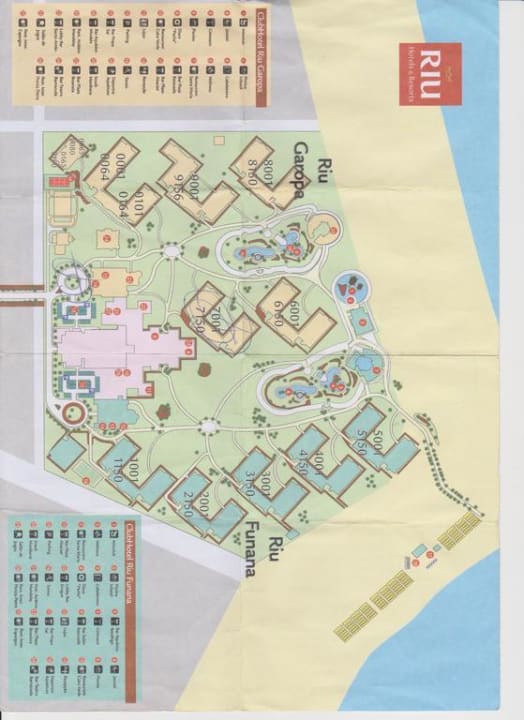 "Lageplan Riu FunanaGaropa" Hotel Riu Funana (Santa Maria ...