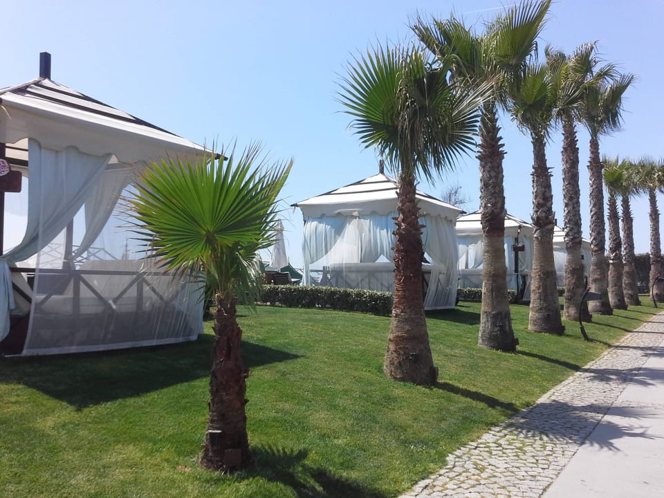 "Sultan tents at the beach" Limak Atlantis Deluxe Hotel & Resort (Belek ...