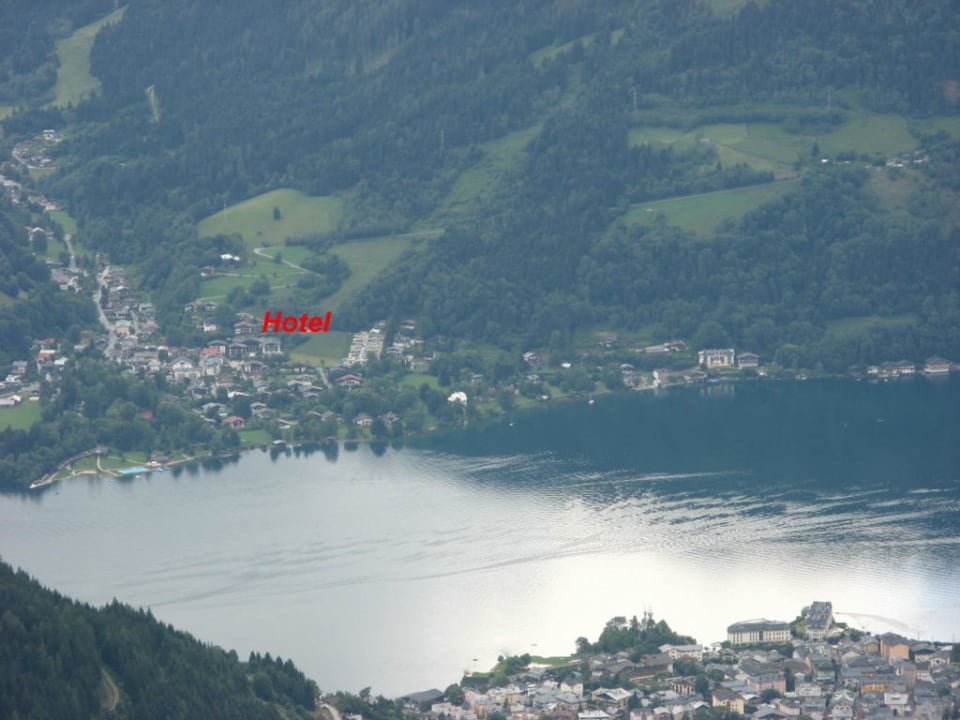 "4 - gezoomter Blick von S..." Hotel St. Hubertushof (Zell am See ...