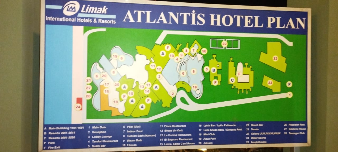 "Lageplan " Limak Atlantis Deluxe Hotel & Resort (Belek) • HolidayCheck ...