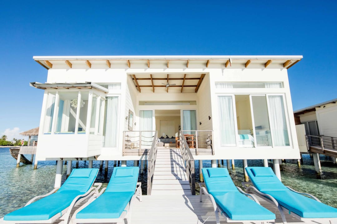 "An outside view of the Ov..." Holiday Inn Resort Kandooma Maldives ...