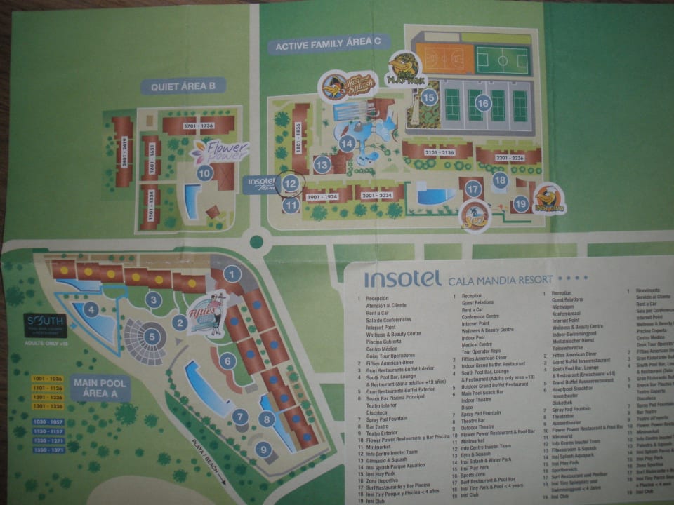 "Diese Karte beschreibt di..." Insotel Club Cala Mandia (Cala Mandia ...