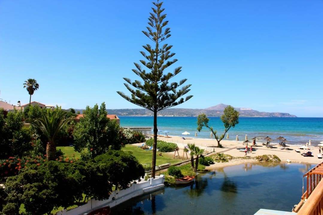 "Blick vom Balkon des Zimm..." Kalyves Beach Hotel (Kalives ...
