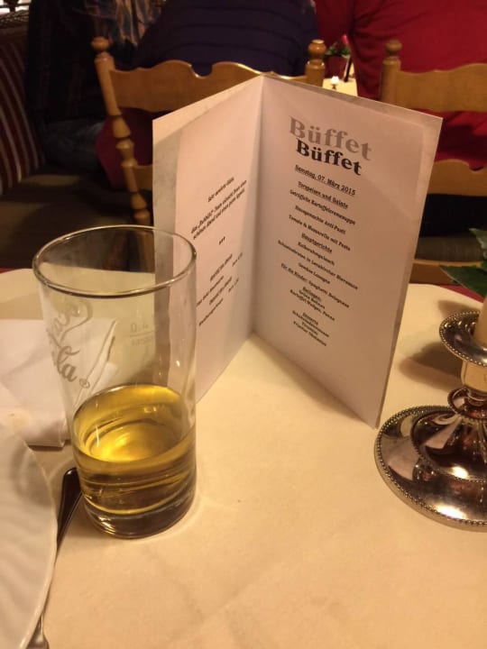 "Speisekarte Abendessen" Schwarzwaldhotel Ruhbühl (Lenzkirch ...