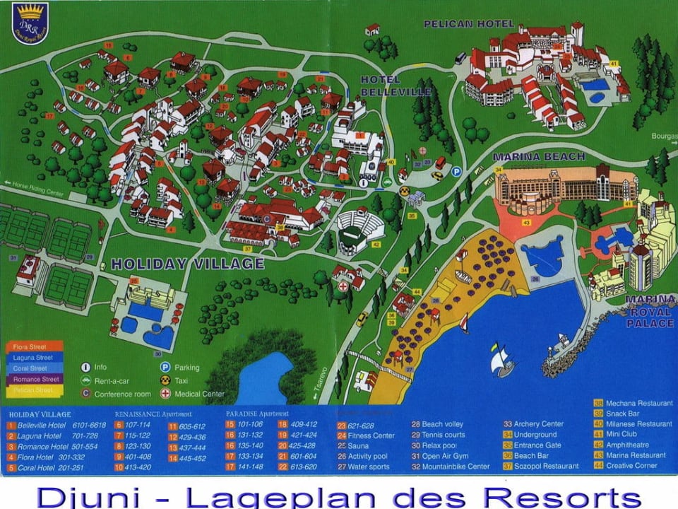 "Diesen Lageplan erhält ma..." Duni Royal Resort - Marina Beach ...