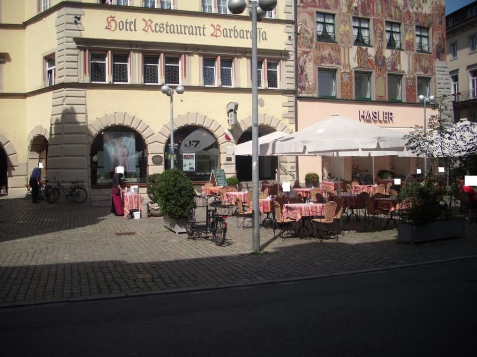 "Außenansicht mit Restaura..." Romantik Hotel Barbarossa (Konstanz ...