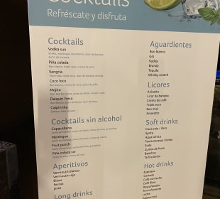 "Getränkekarte" Hotel Riu Buenavista (Costa Adeje) • HolidayCheck ...