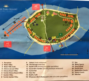 "Inselplan" Reethi Faru Resort (Meedhoo) • HolidayCheck (Raa Atoll ...